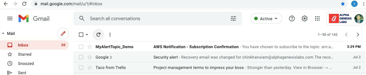 Setting Notifications With Aws Cloudwatch And Aws Sns