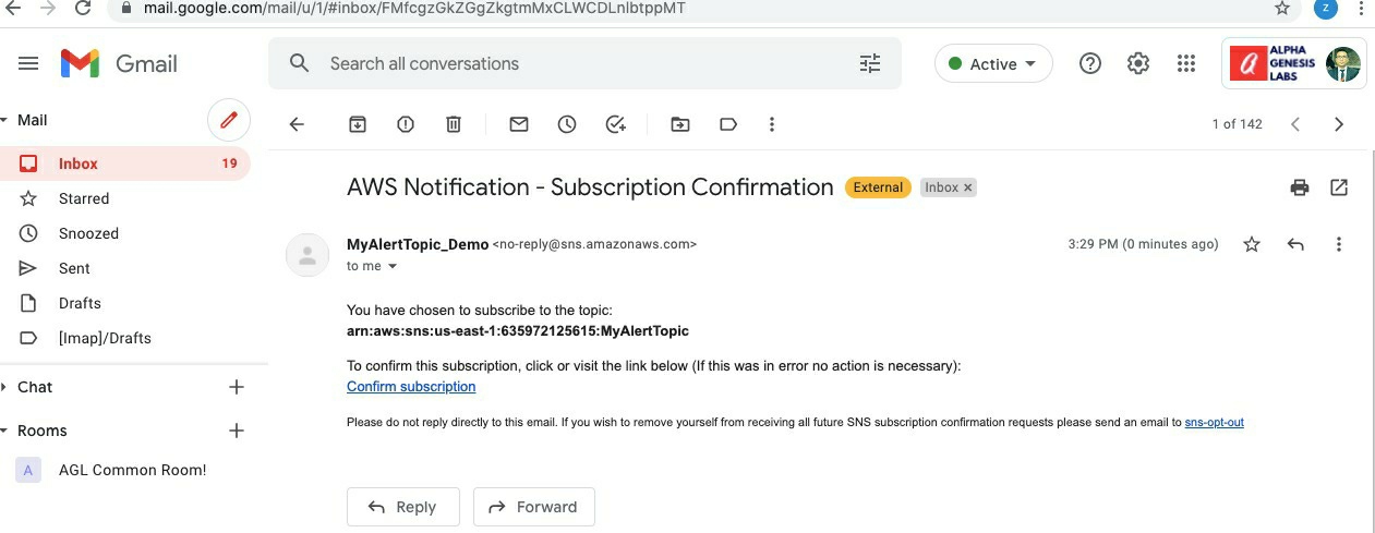 Setting notifications with AWS CloudWatch and AWS SNS ...